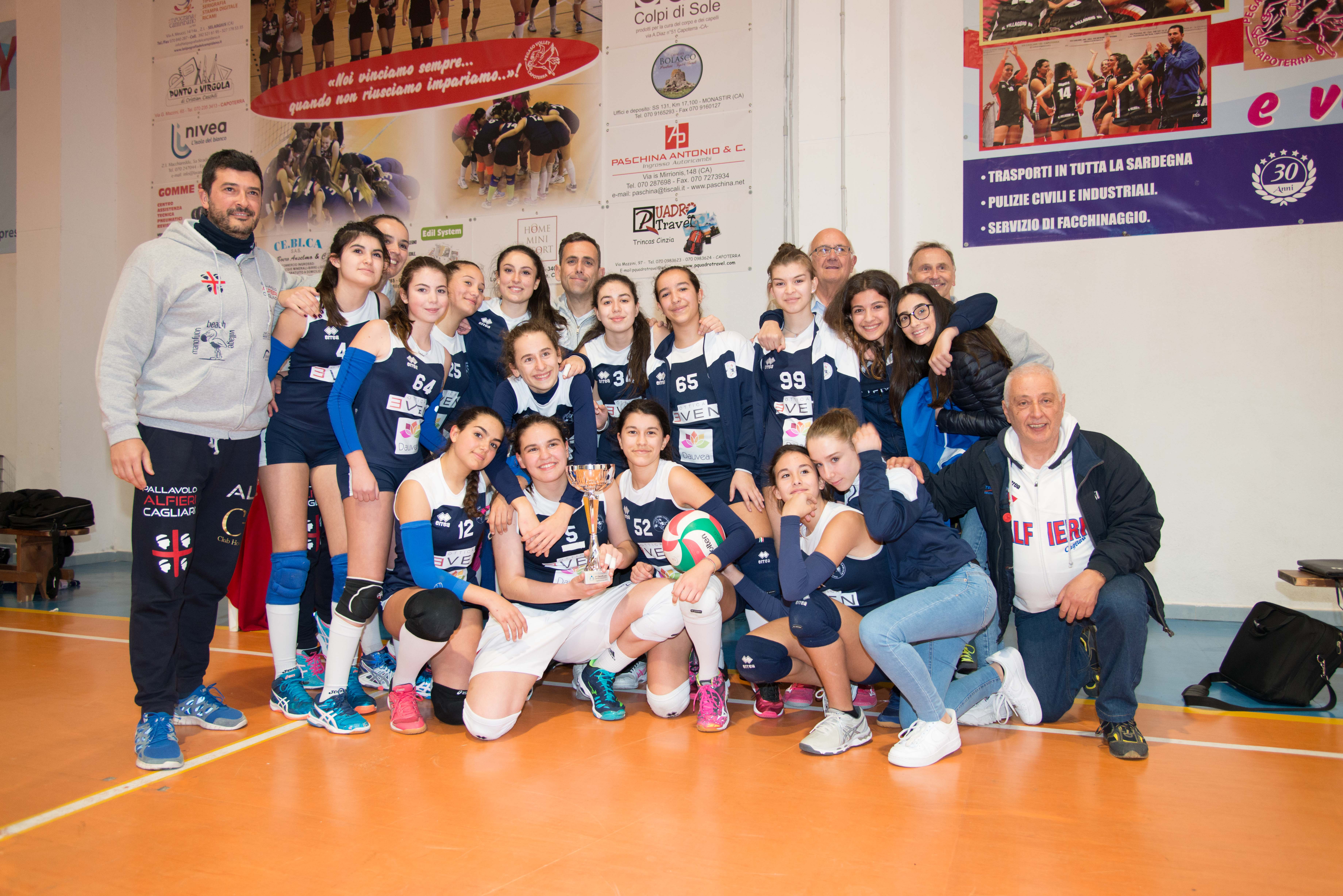 Campionesse provinciali Under 14 ⋆ ASD Pallavolo Alfieri Cagliari